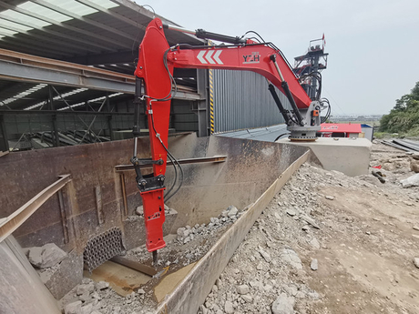 Rockbreaker Boom System Was Delivered To Communication Mining Group ...