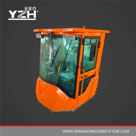 Operator Control Cabin With Protecting Mesh For Breaker Boom System ...